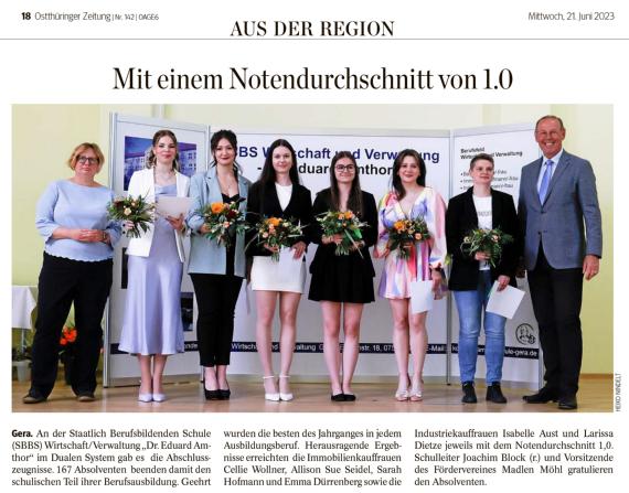 SBBS Wirtschaft/Verwaltung Gera